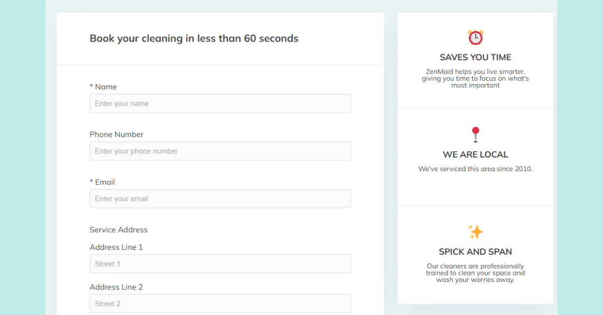 How to Set Up Your Cleaning Booking Forms with ZenMaid: The Complete Guide